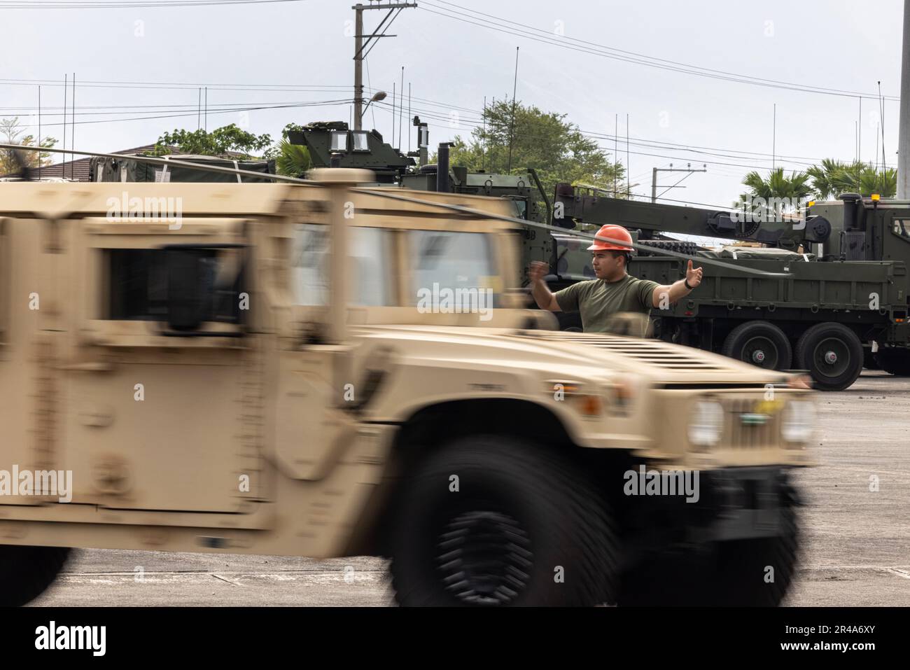 U.S. Marine Corps Lance Cpl. Agustin Jaimes, a heavy equipment operator ...