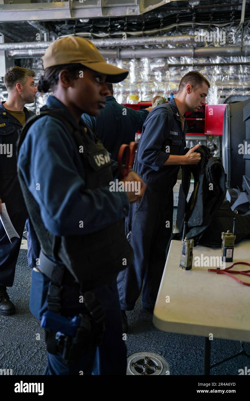 SINGAPORE (March 6, 2023) Members of the anti-terrorism training team ...