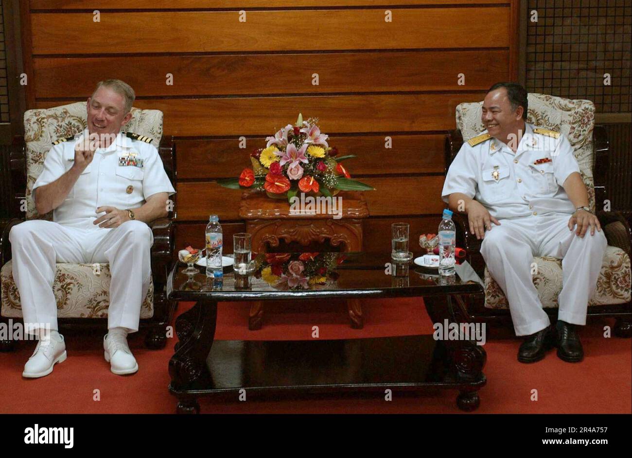 US Navy Commanding Officer, USS Curtis Wilbur (DDG 54), Cdr. John T ...