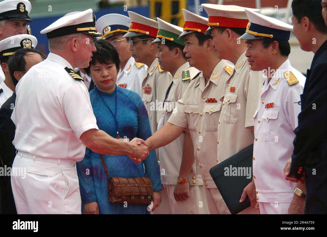 US Navy Commanding Officer, USS Curtis Wilbur (DDG 54), Cdr. John T ...