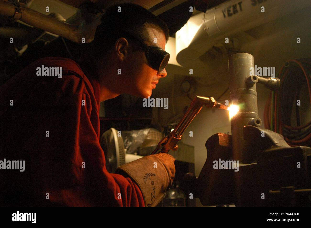 US Navy Hull Technician Stock Photo - Alamy