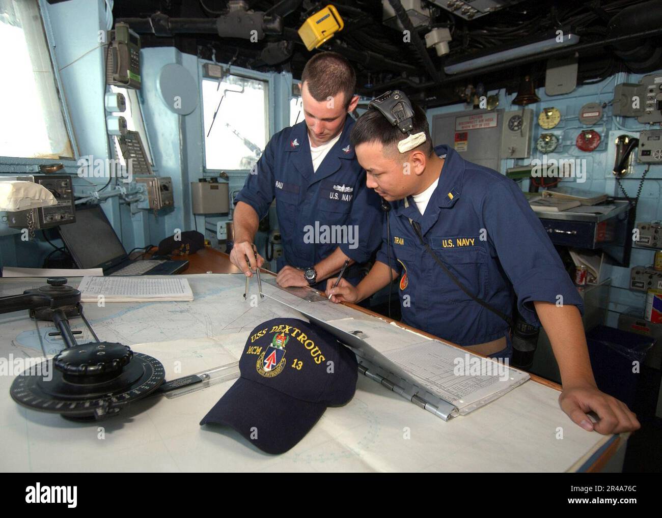 US Navy Quartermaster Stock Photo - Alamy