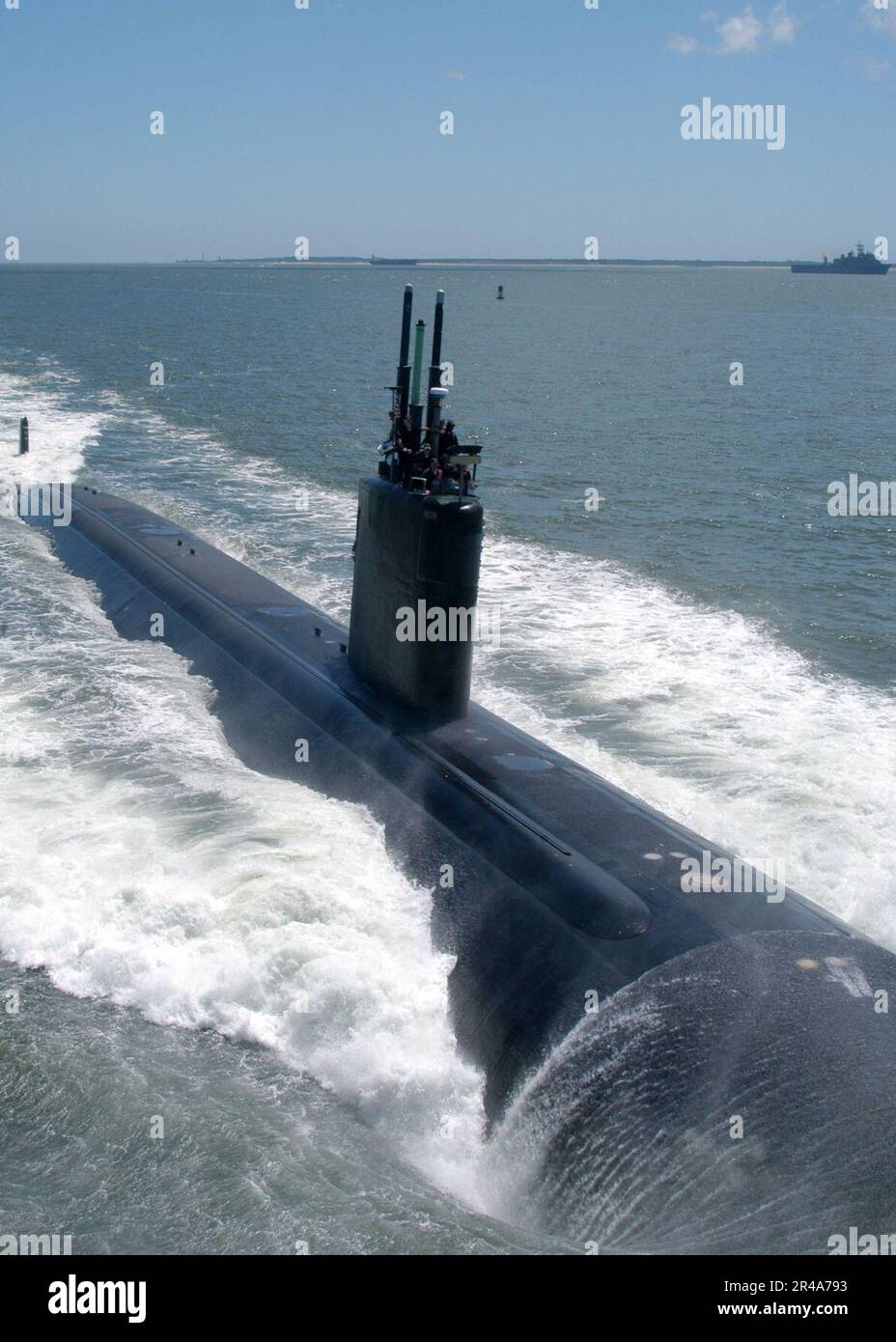 US Navy The nuclear powered attack submarine, USS Albany (SSN 753 ...