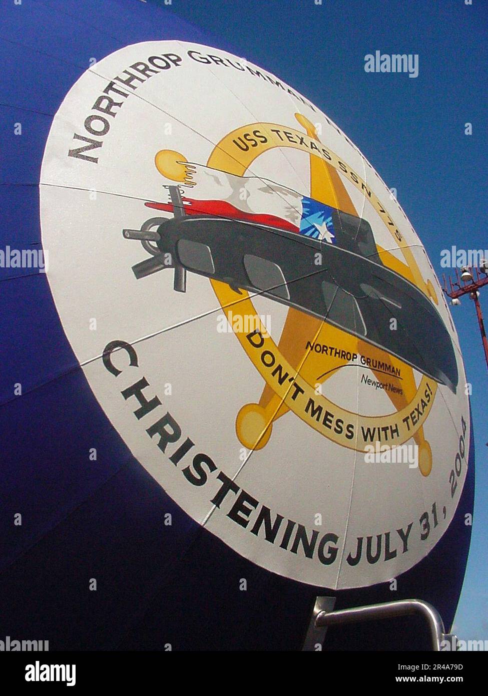 US Navy The Bow of PCU Texas (SSN 775) is beautifully decorated for its ...