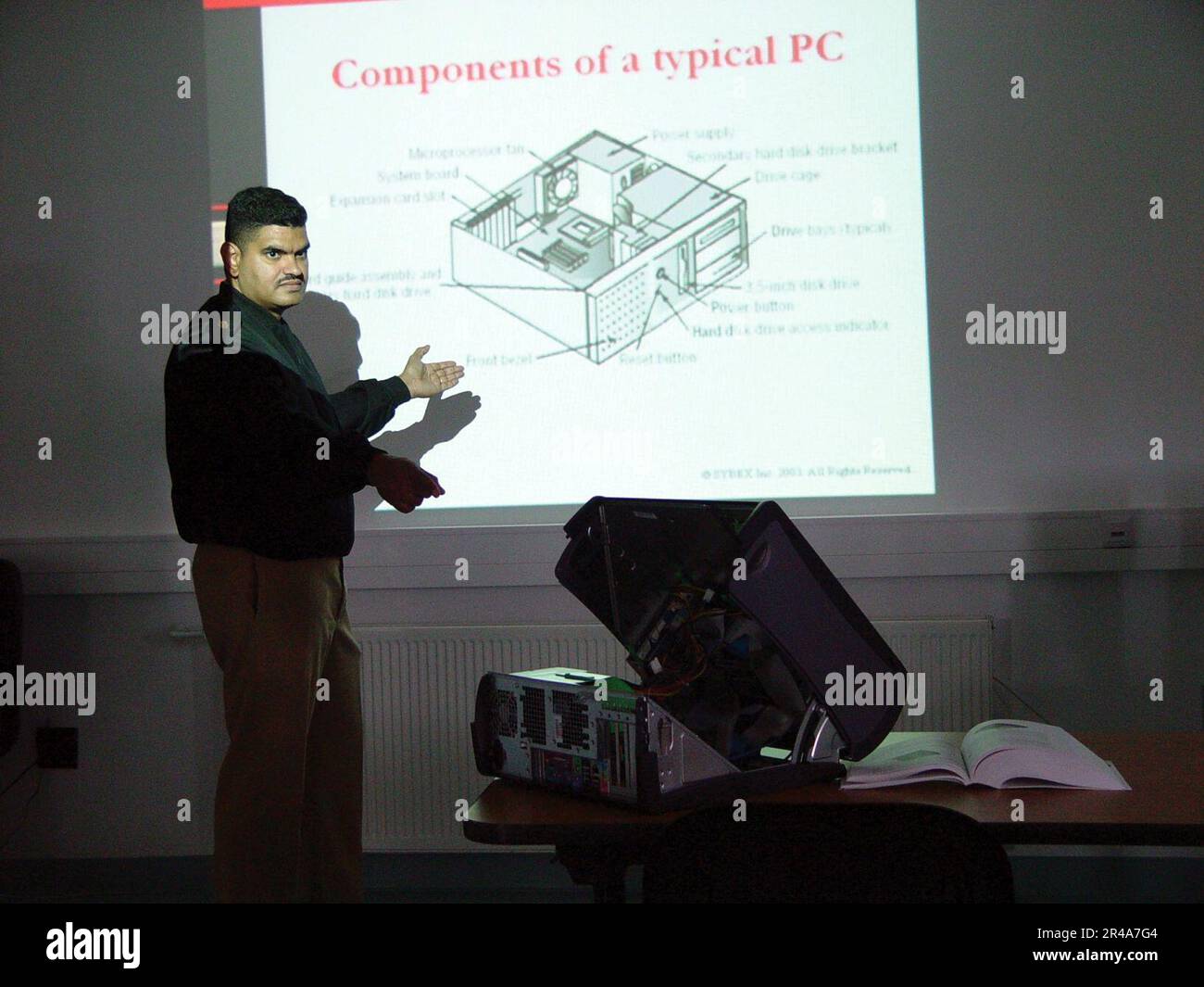 US Navy Lead Instructor Stock Photo - Alamy