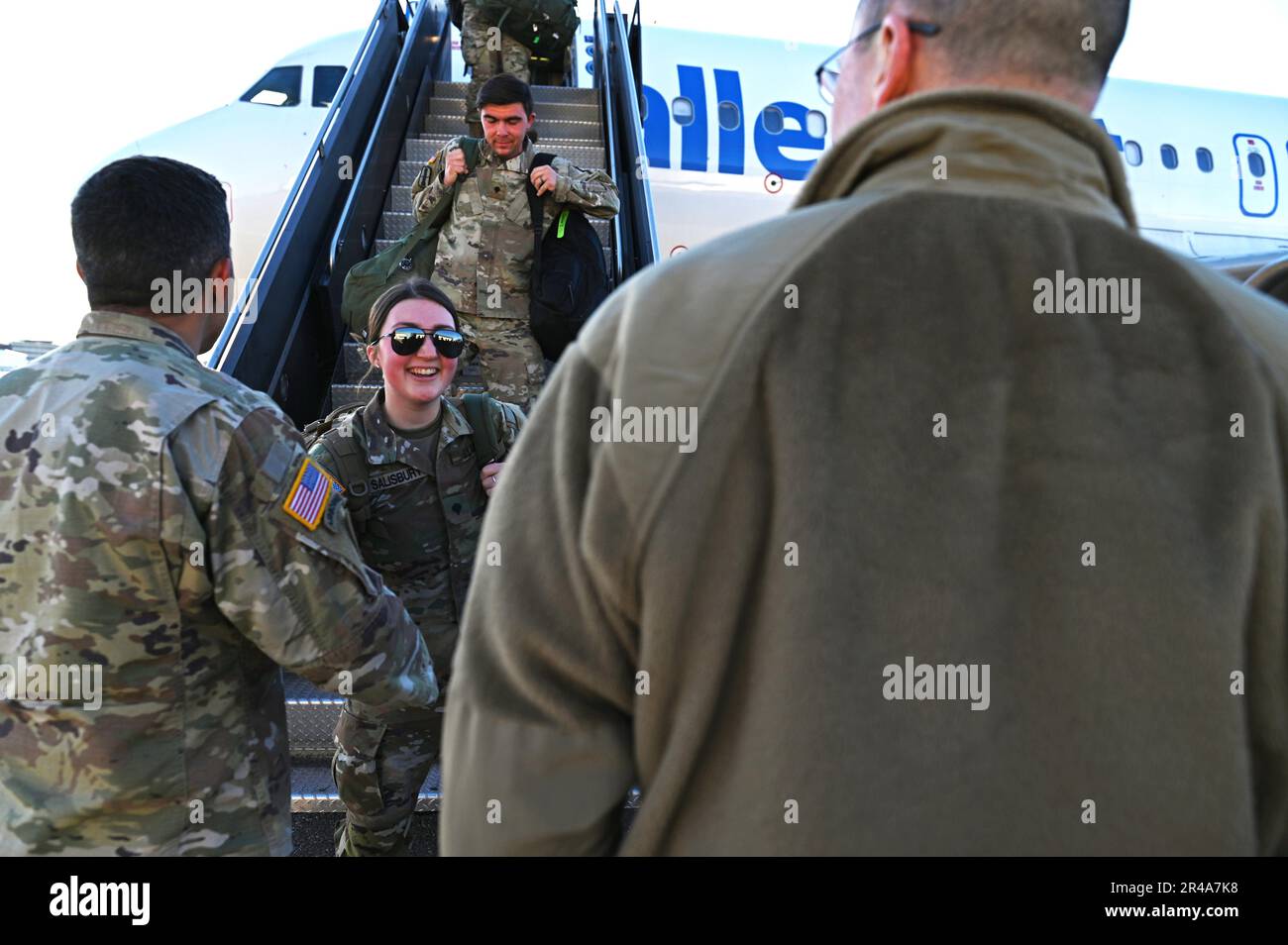 Spc. Anna Salisbury, an air defense artillery operator of Headquarters ...