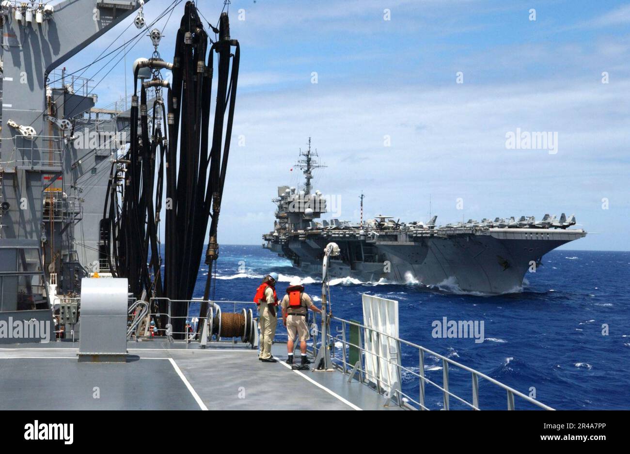 US Navy The aircraft carrier USS Kitty Hawk (CV 63) makes its approach ...