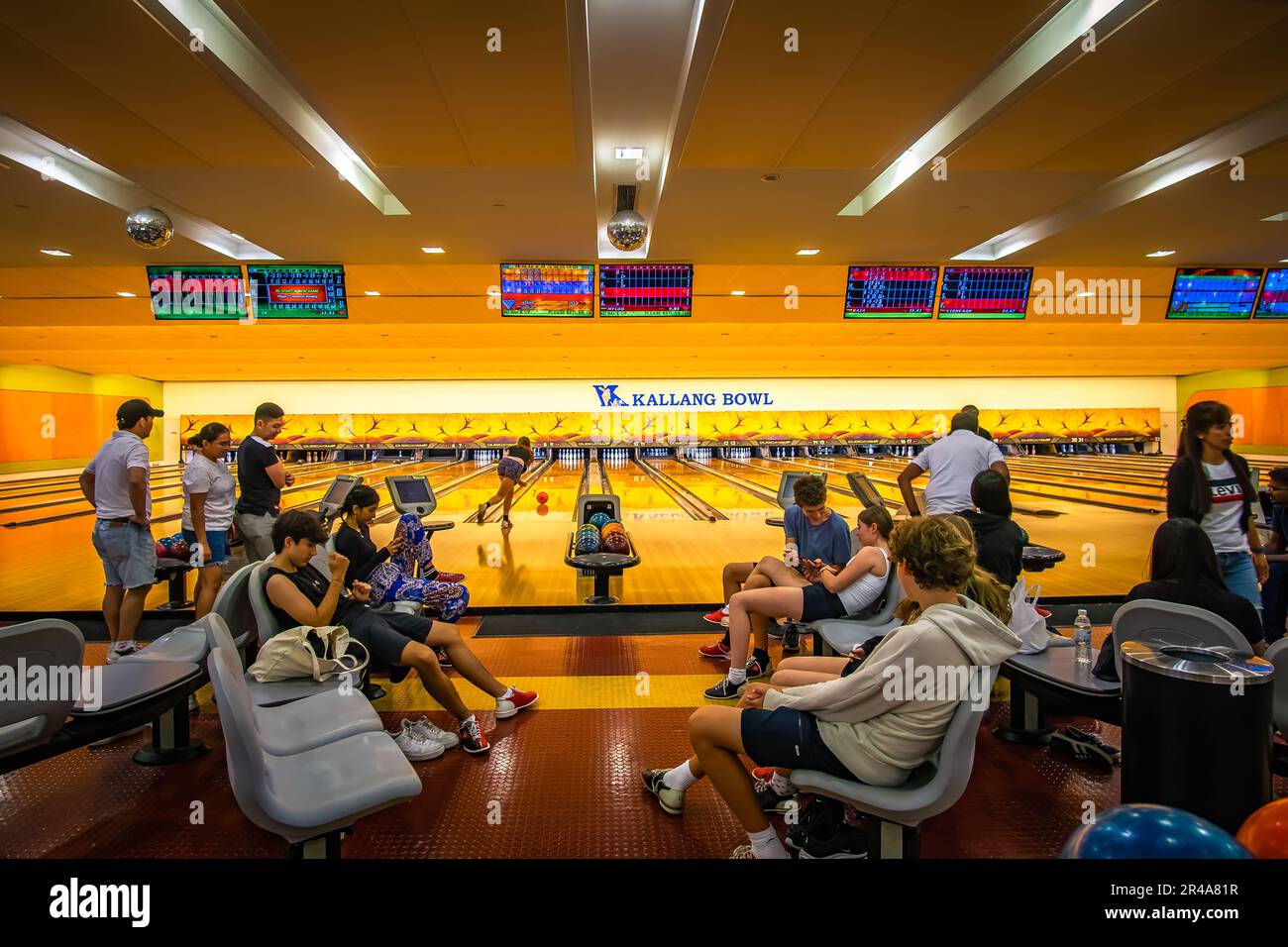 Kallang Bowl in Leisure Park Kallang. It is an entertainment center cum ...