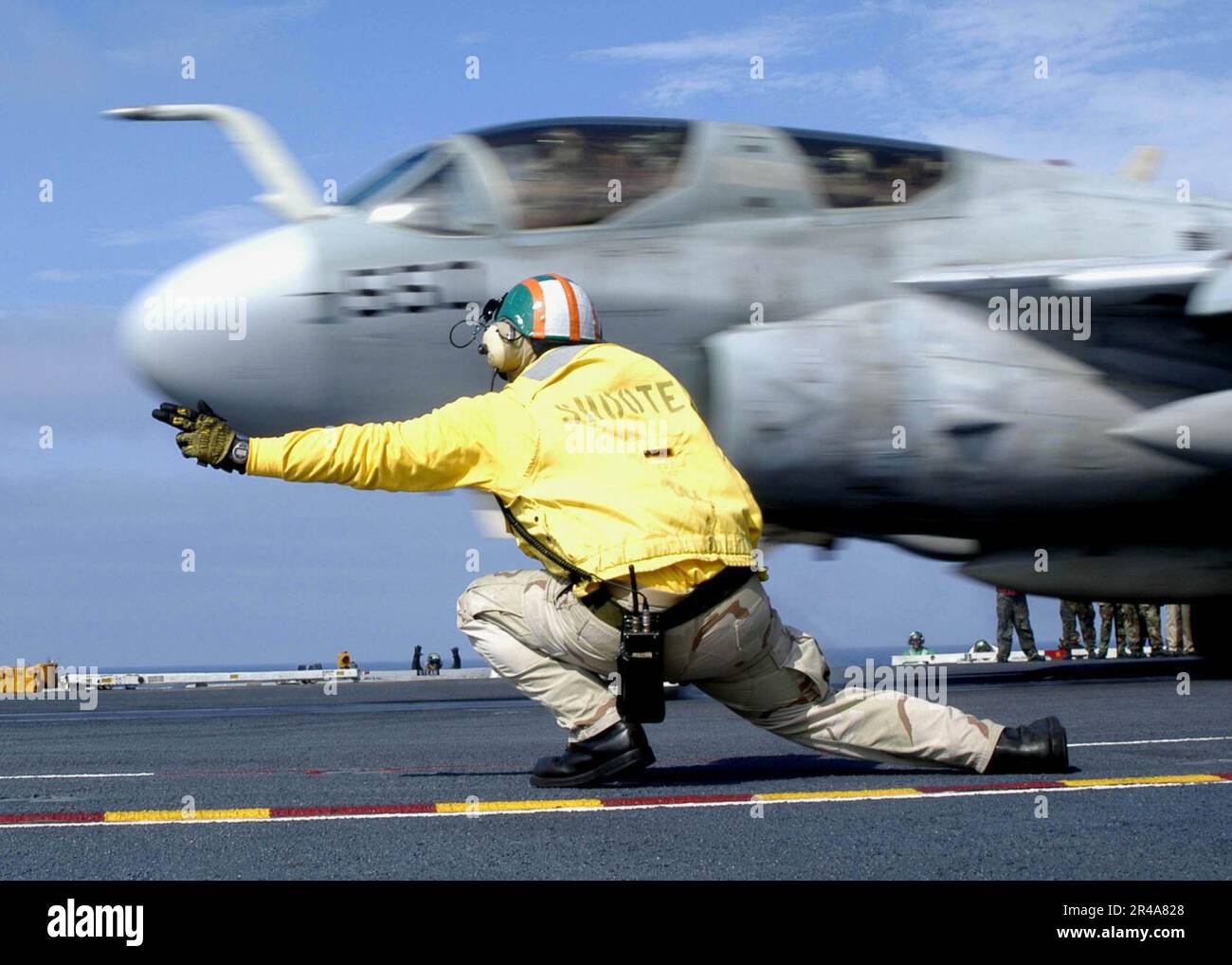 US Navy An EA-6B Prowler assigned to the Electronic Attack Squadron One ...