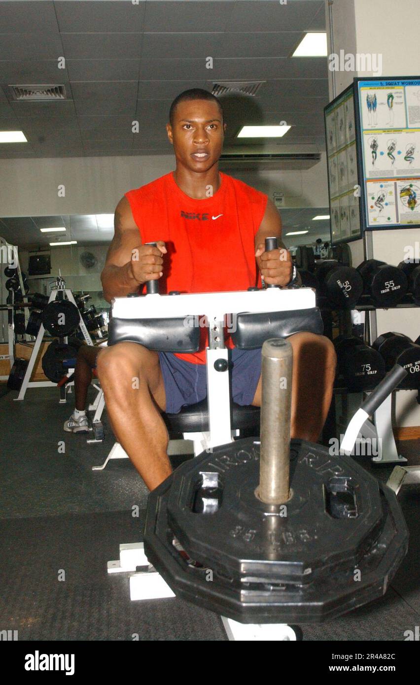 US Navy U.S. Olympic Track ^ Field team sprinter Bernard Hollywood ...