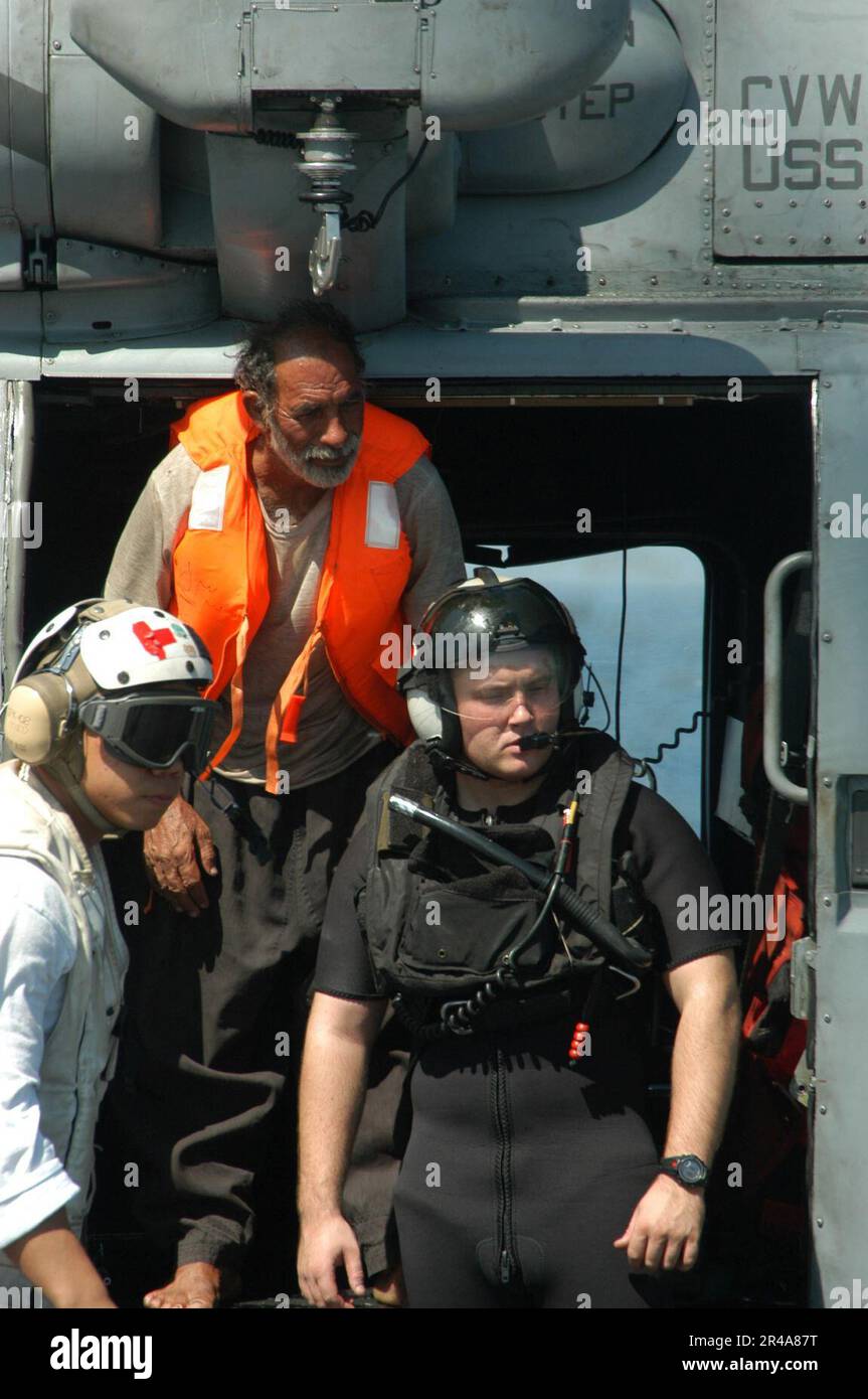 US Navy Aboard USS John F. Kennedy (CV 67), medical personnel and a U.S ...
