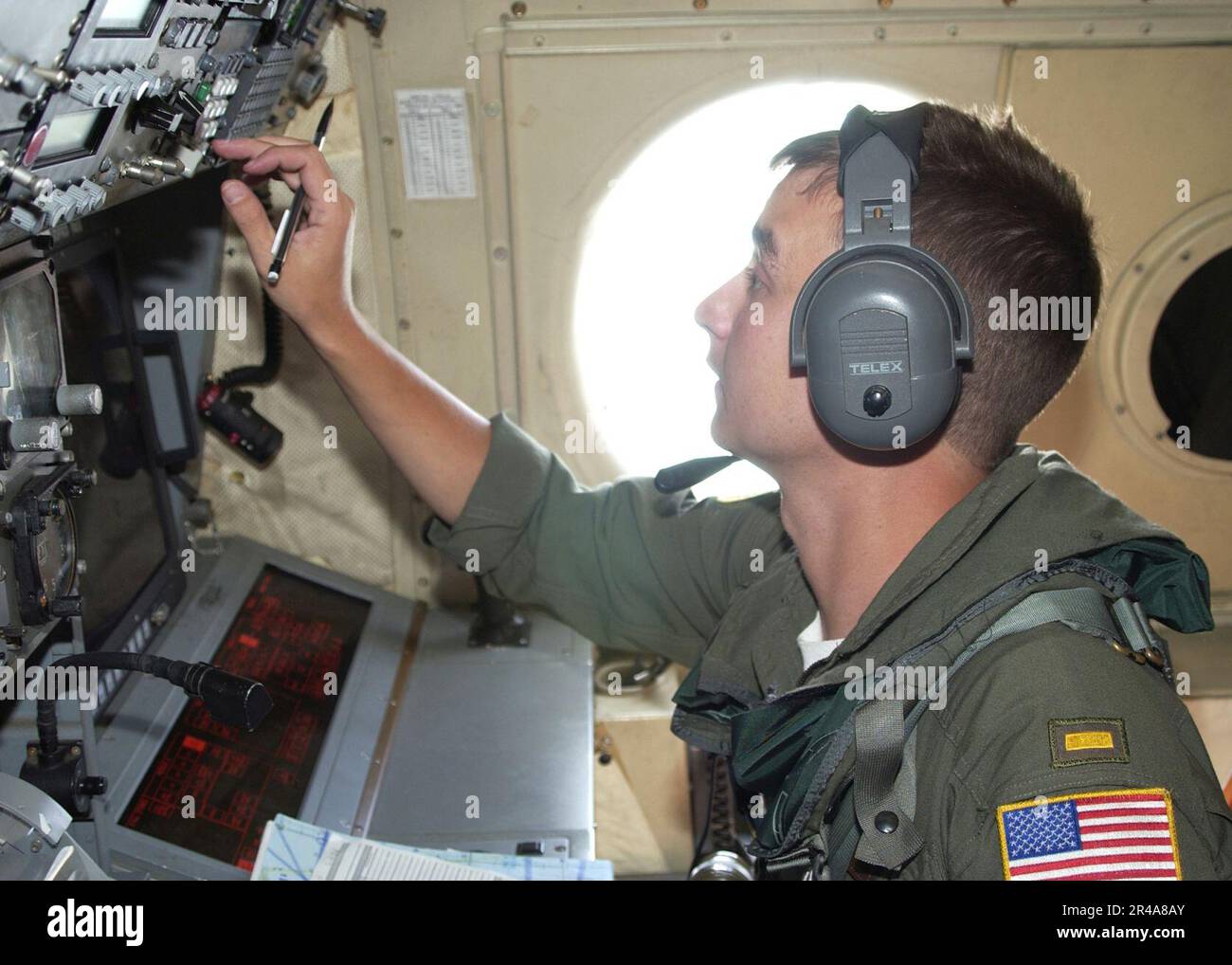 US Navy Patrol Squadron Three Zero (VP-30) navigator Stock Photo - Alamy