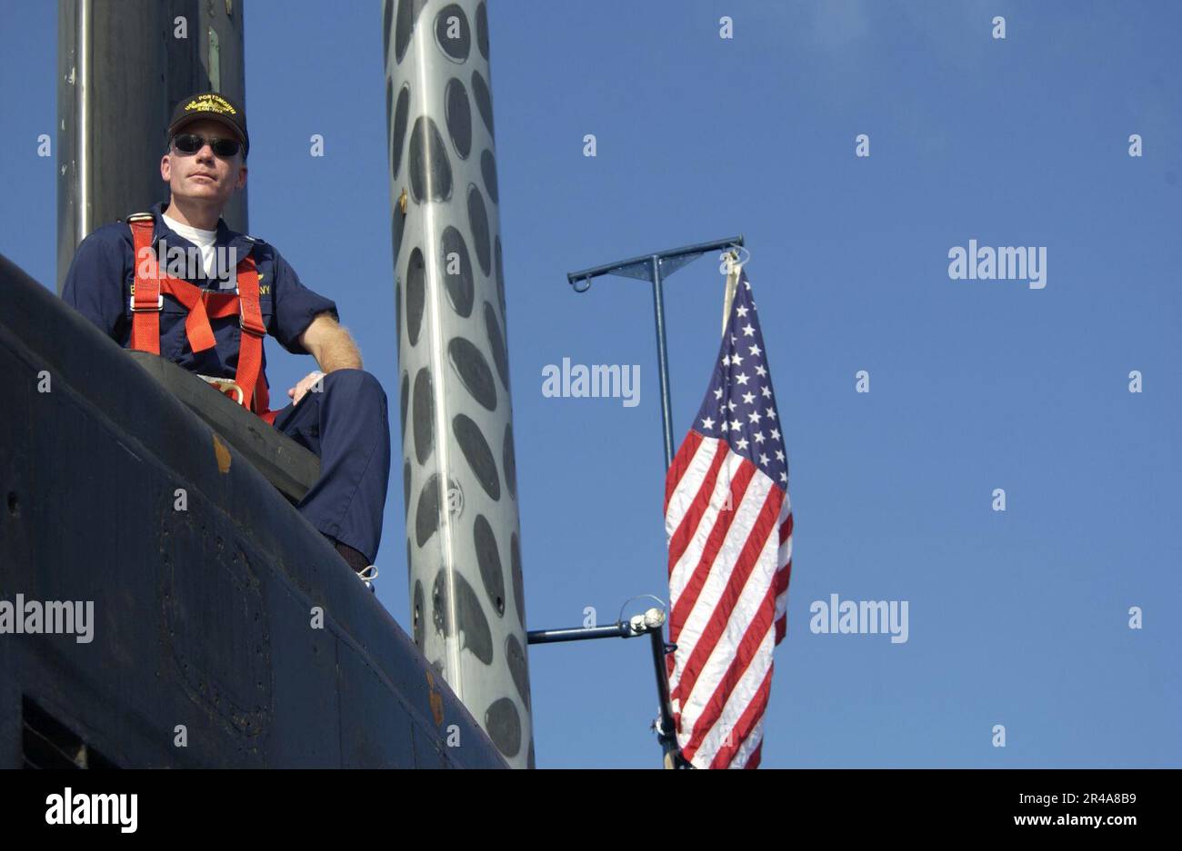 US Navy USS Portsmouth (SSN 707) Commanding Officer, Cmdr. Kevin R ...