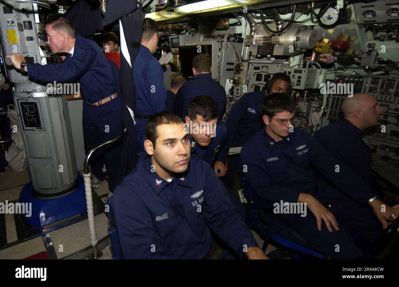 US Navy Commanding Officer, USS Portsmouth (SSN 707) Cmdr. Kevin R ...