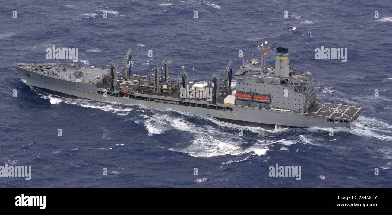 US Navy The Military Sealift Command (MSC) oiler USNS Yukon (T-A0 202 ...