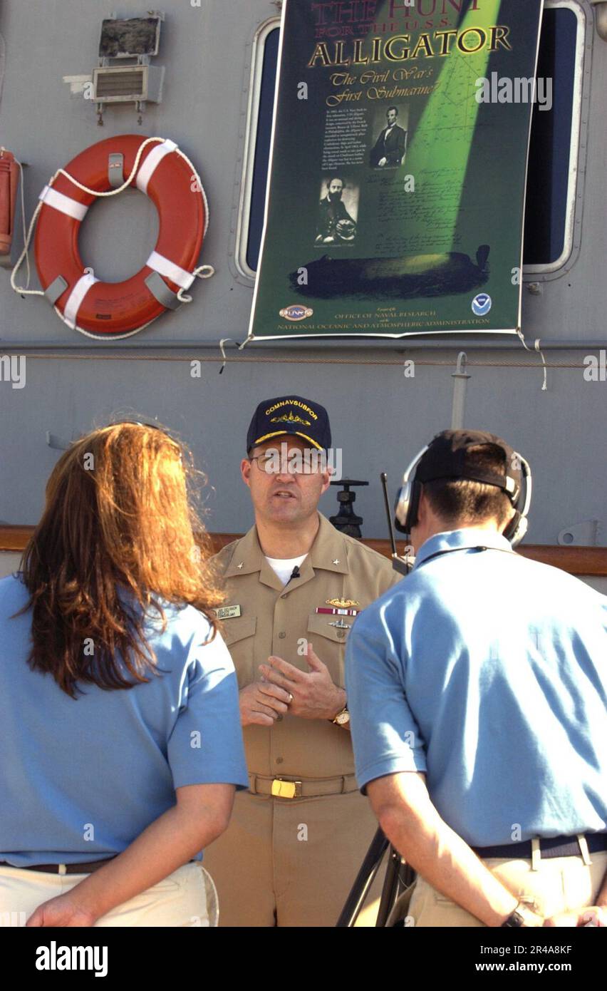 US Navy Education Liaison, Kate Thompson and Media Coordinator, David ...
