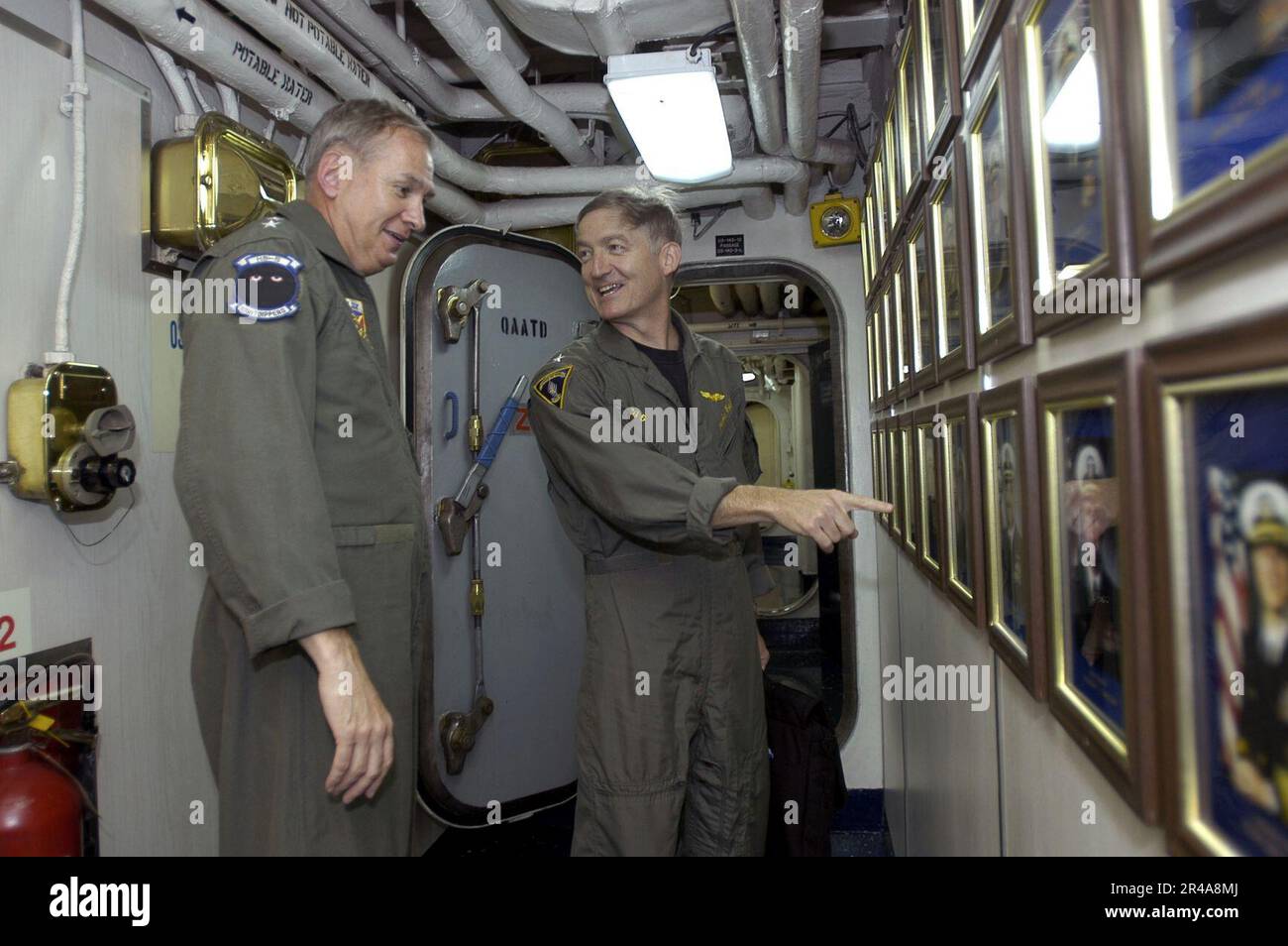 US Navy Oceanographer of the Navy and former aircraft carrier USS Kitty ...