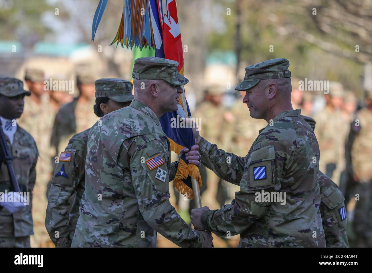 Col. David Key, the commander of the 3rd Division Sustainment Brigade ...