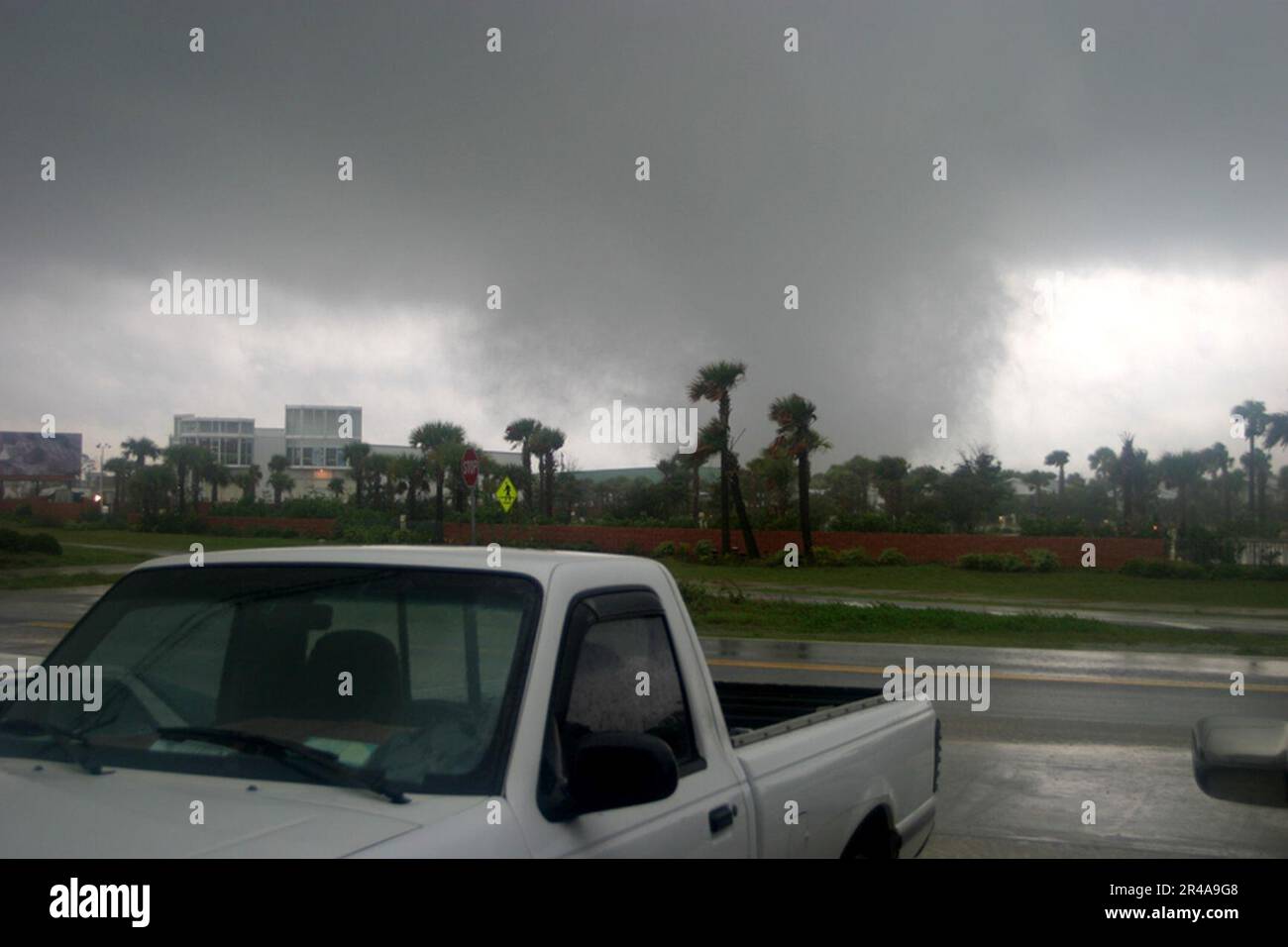 US Navy A tornado spun by Hurricane Ivan, makes its way inland from St ...