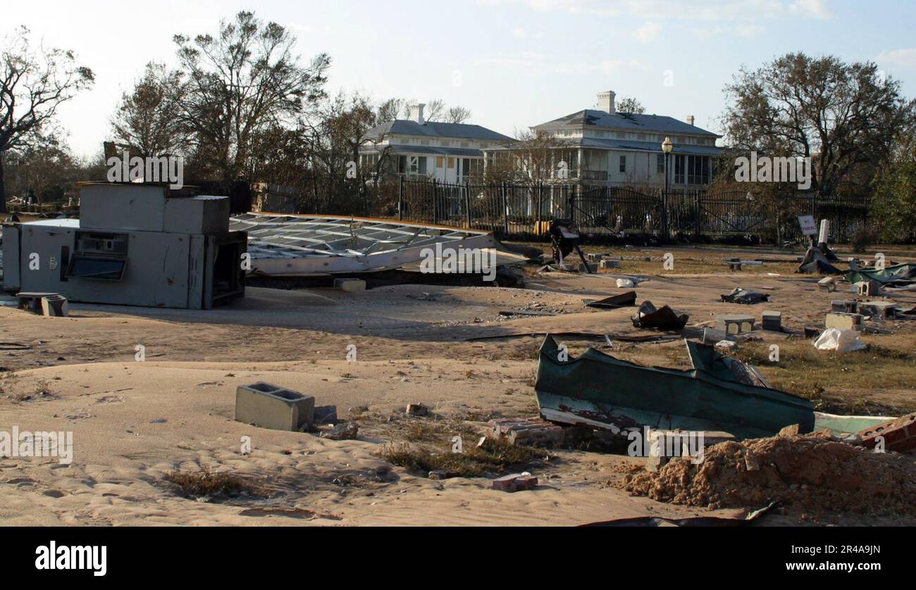 US Navy Hurricane Ivan left a string of debris in front of Admiral's ...