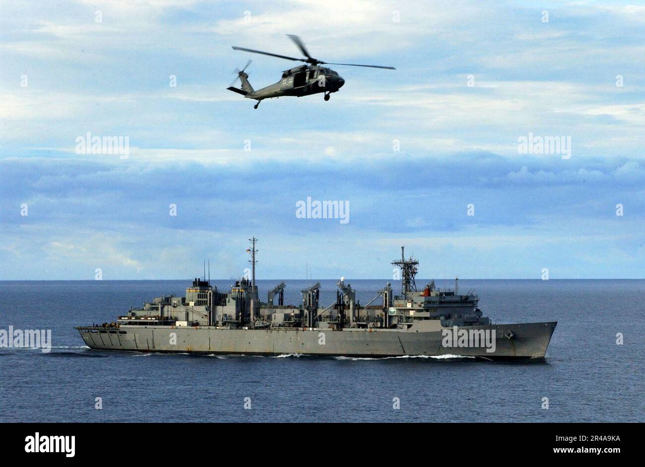 US Navy An MH-60S Knighthawk heads toward the flight deck of the ...