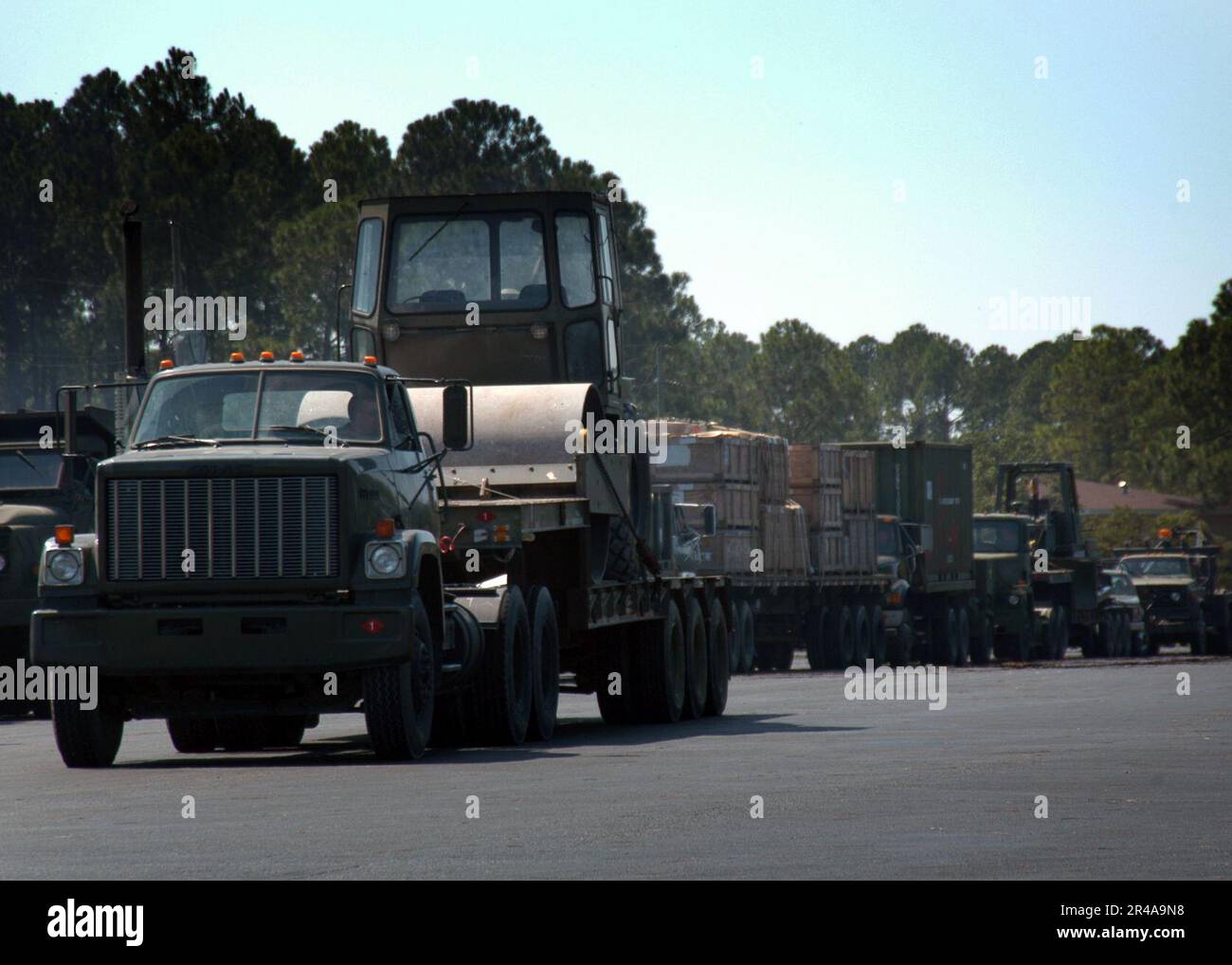 US Navy Seabees assigned to Naval Mobile Construction Battalion One ...