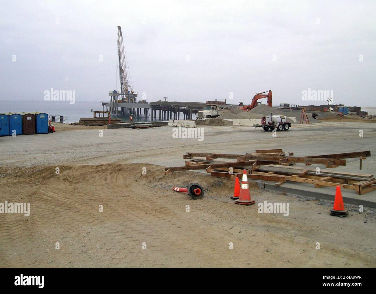 US Navy Construction continues on the world's first open-ocean, roll-on ...