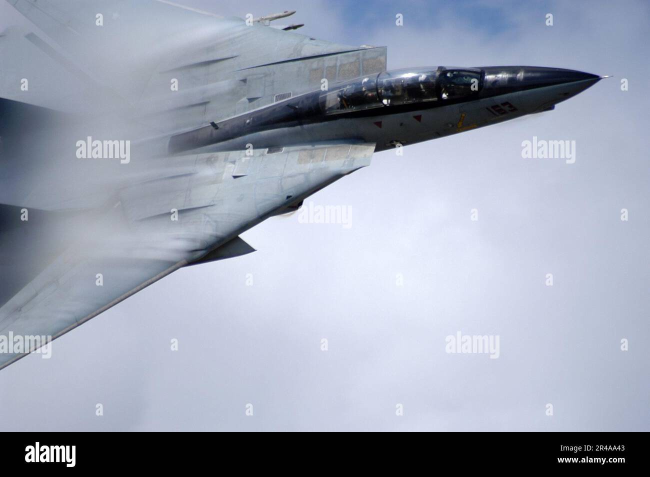 US Navy An F-14D Tomcat conducts a high speed flyby Stock Photo - Alamy