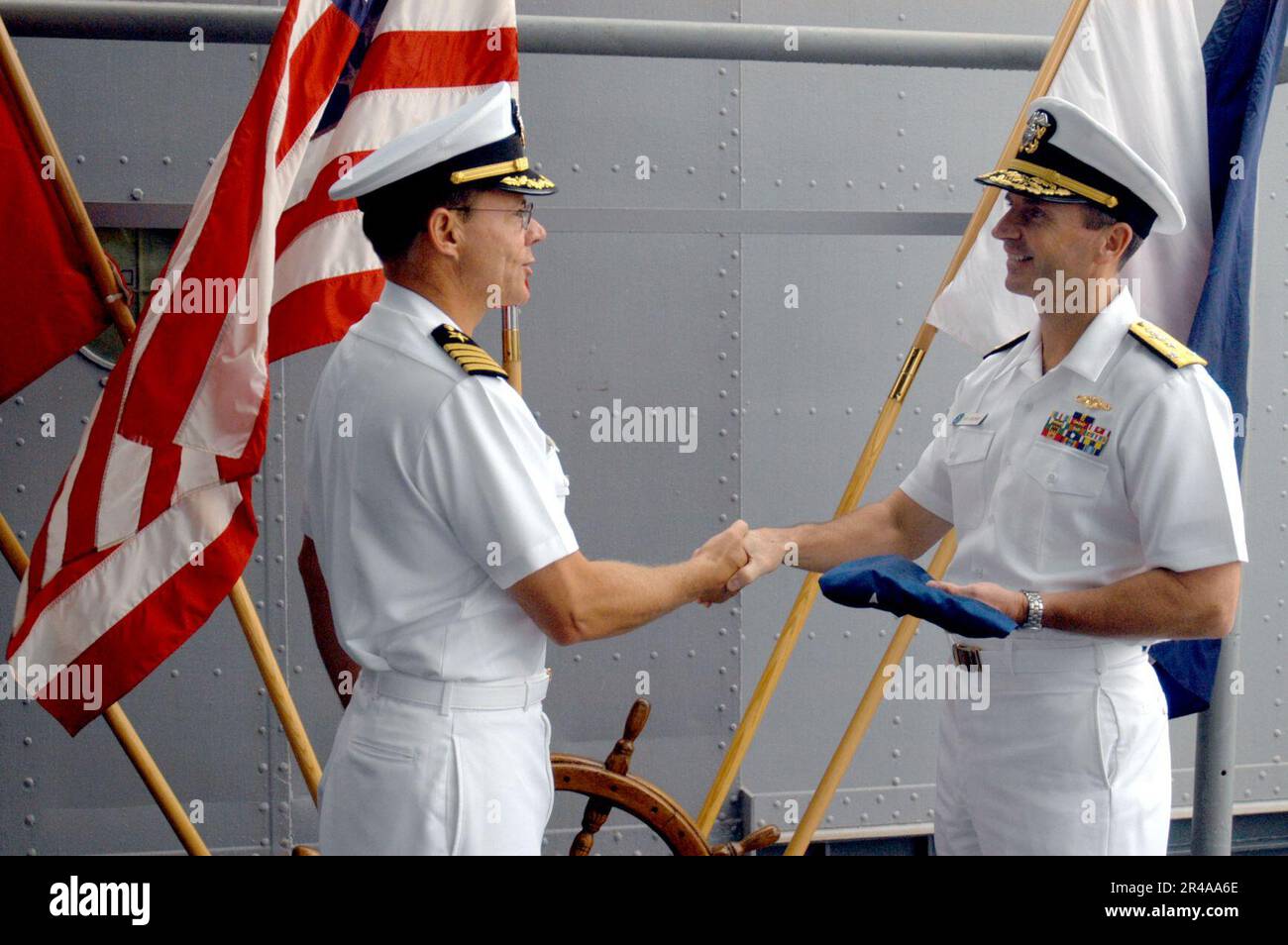 US Navy Commanding officer of USS Coronado (AGF 11 Stock Photo - Alamy