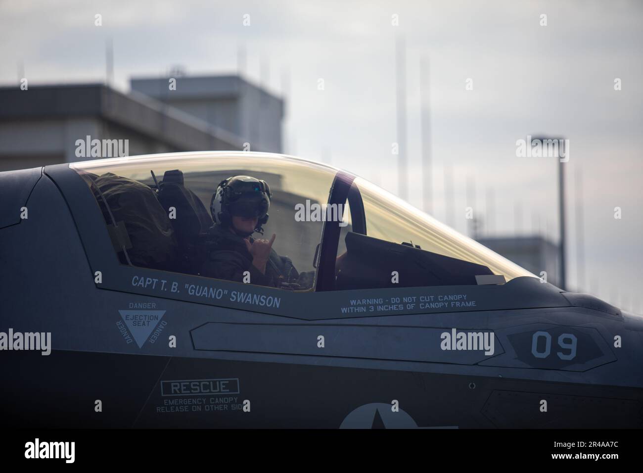 U.S. Marine Corps Capt. Thomas Swanson, a pilot with Marine Fighter ...