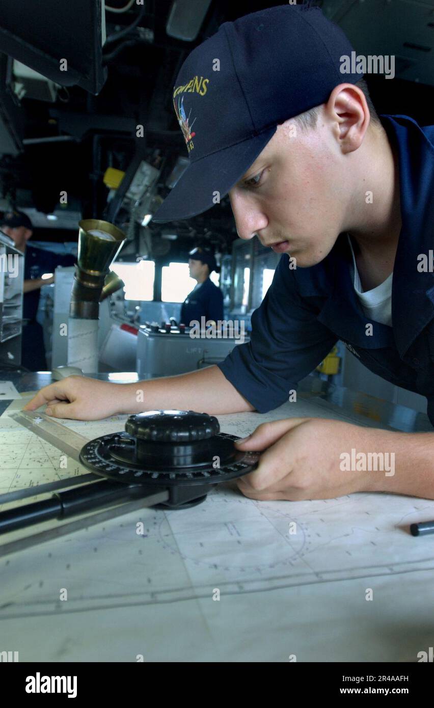 US Navy Quartermaster Stock Photo - Alamy