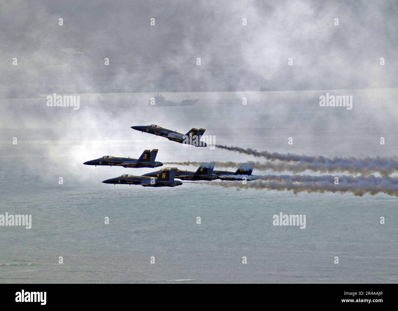 US Navy F-A-18A Hornets assigned to the U.S. Navy flight demonstration ...