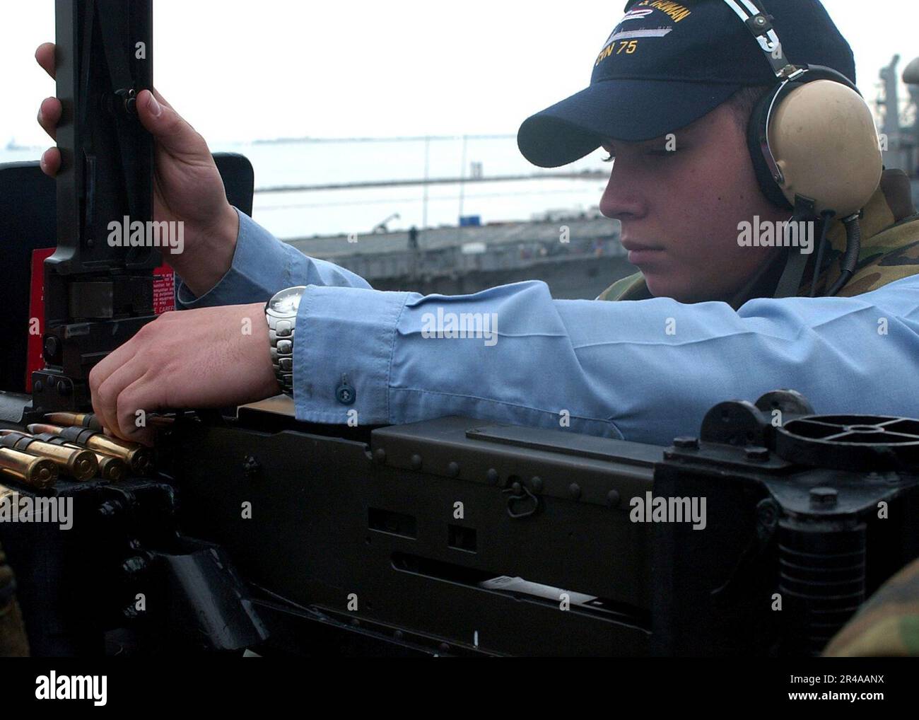 US Navy Gunner's Mate Stock Photo - Alamy