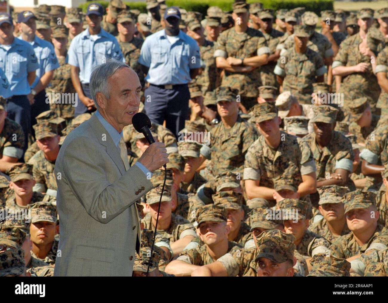 US Navy Secretary of the Navy, the Honorable Gordon R. England ...