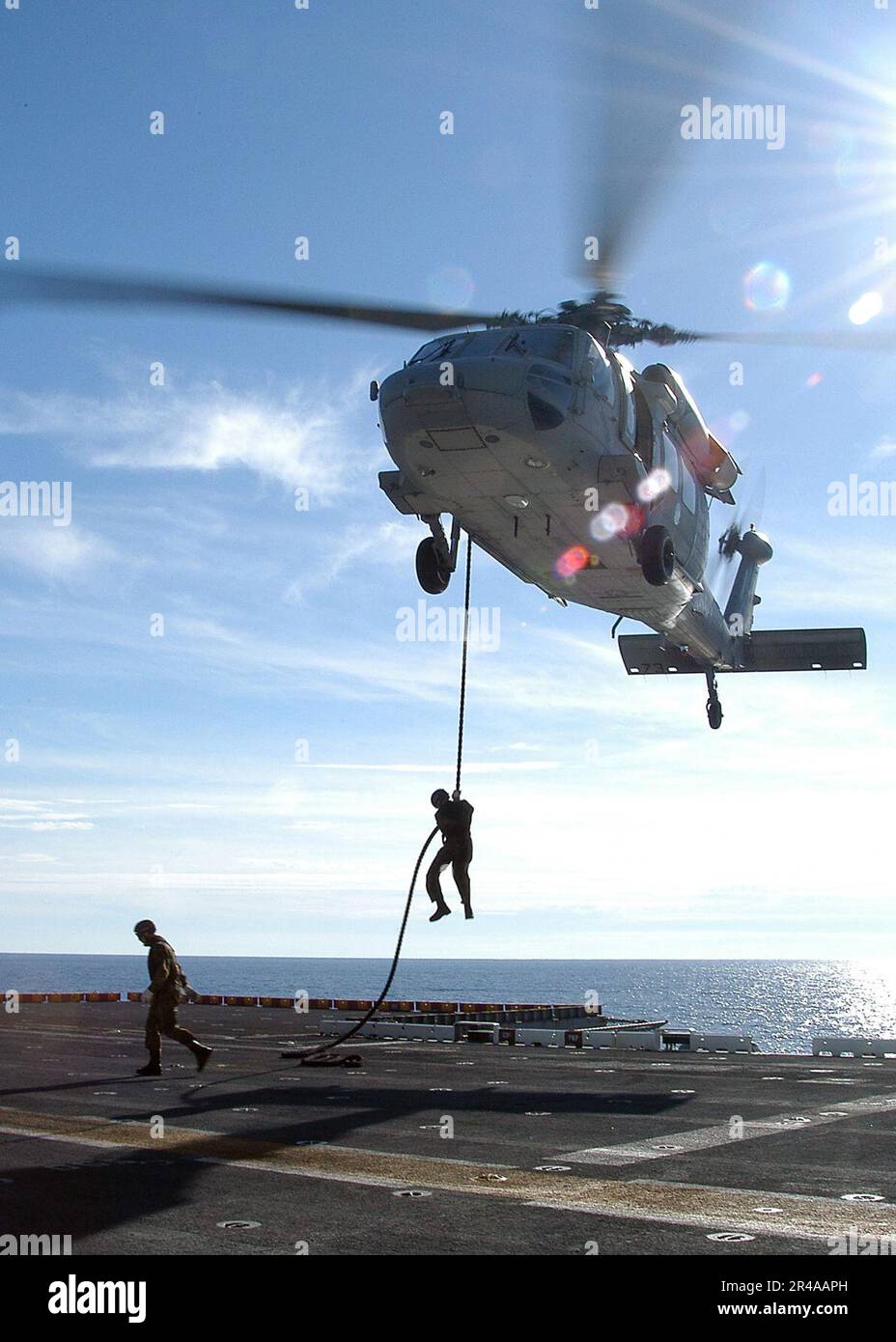 US Navy German Navy Sailors assigned to the German Navy frigate FGS ...