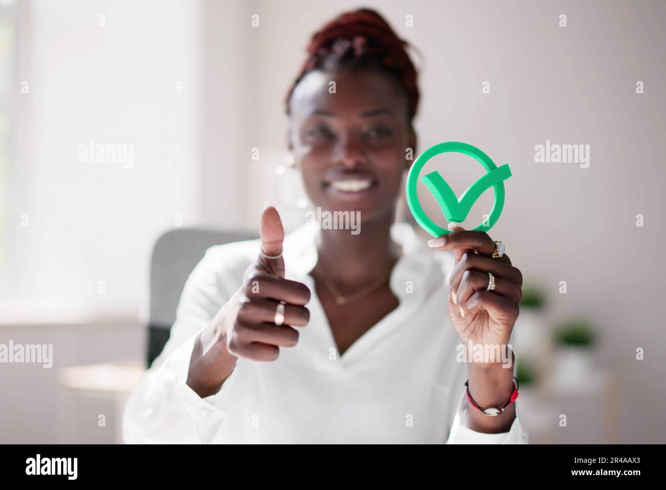 Legitimate Correct Answer - Appropriate Green Check Mark Stock Photo ...