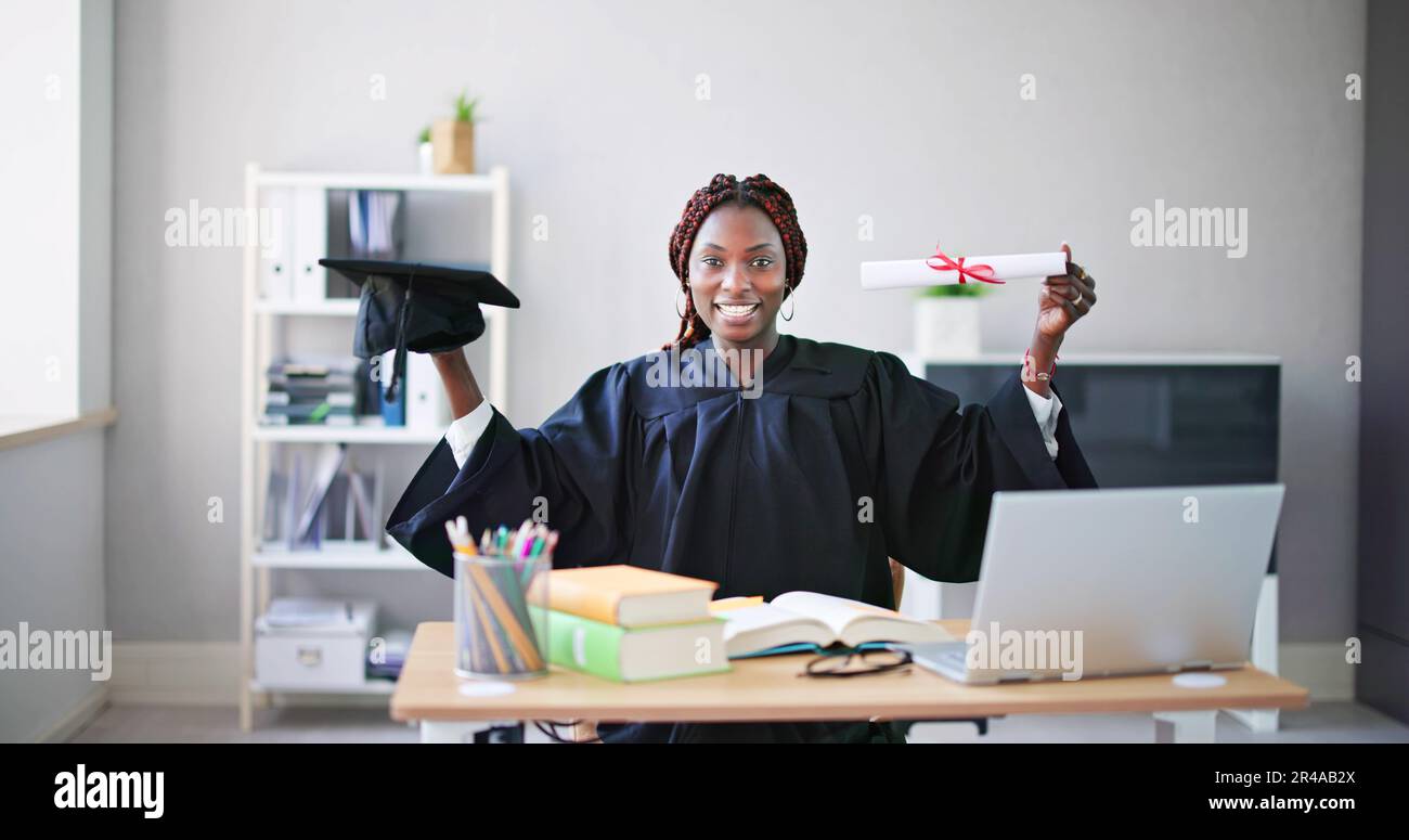 Online University Home Technology. Modern Bachelor with Computer Stock ...