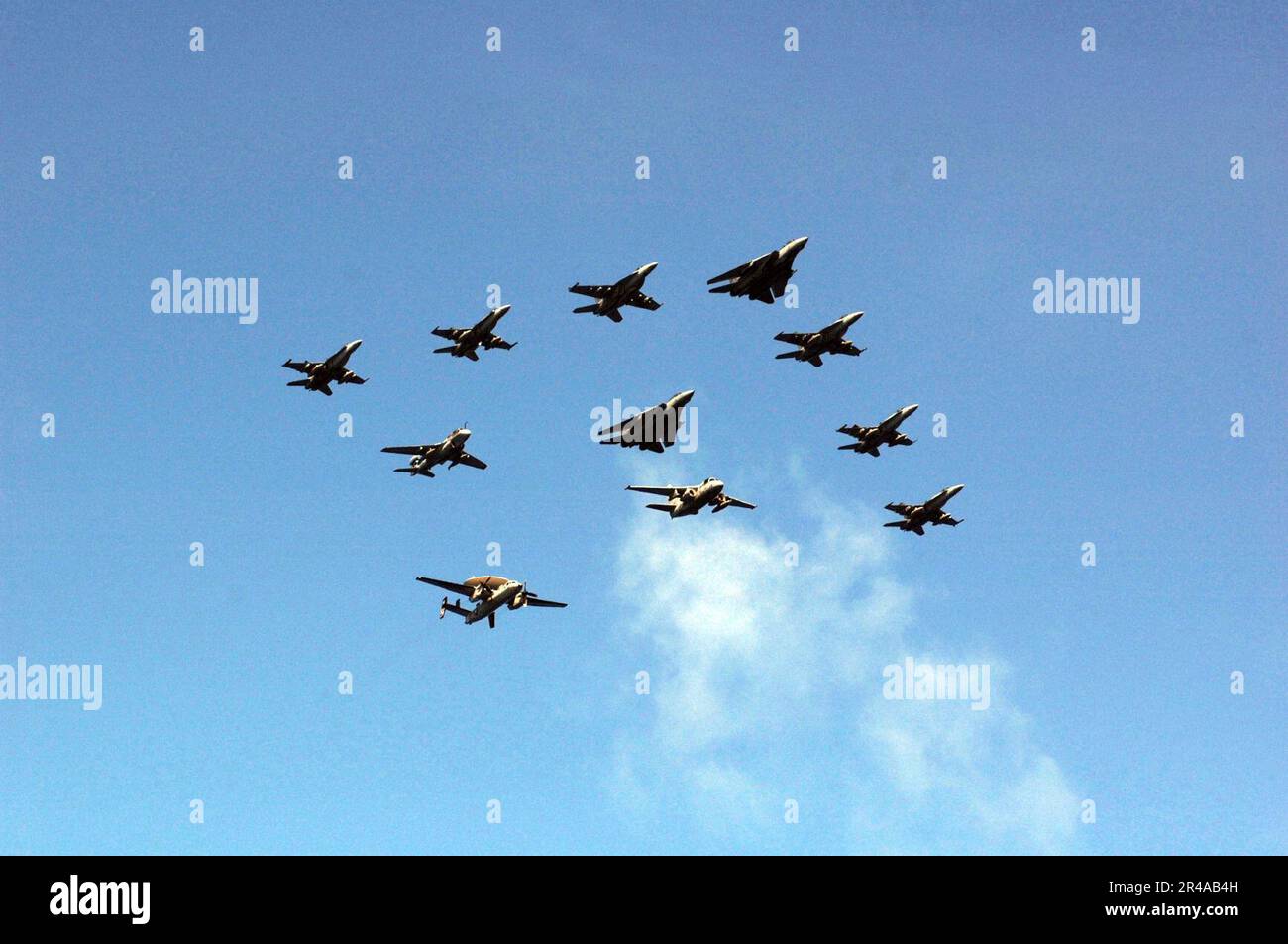 US Navy Aircraft assigned to Carrier Air Wing Fourteen (CVW-14) aboard ...
