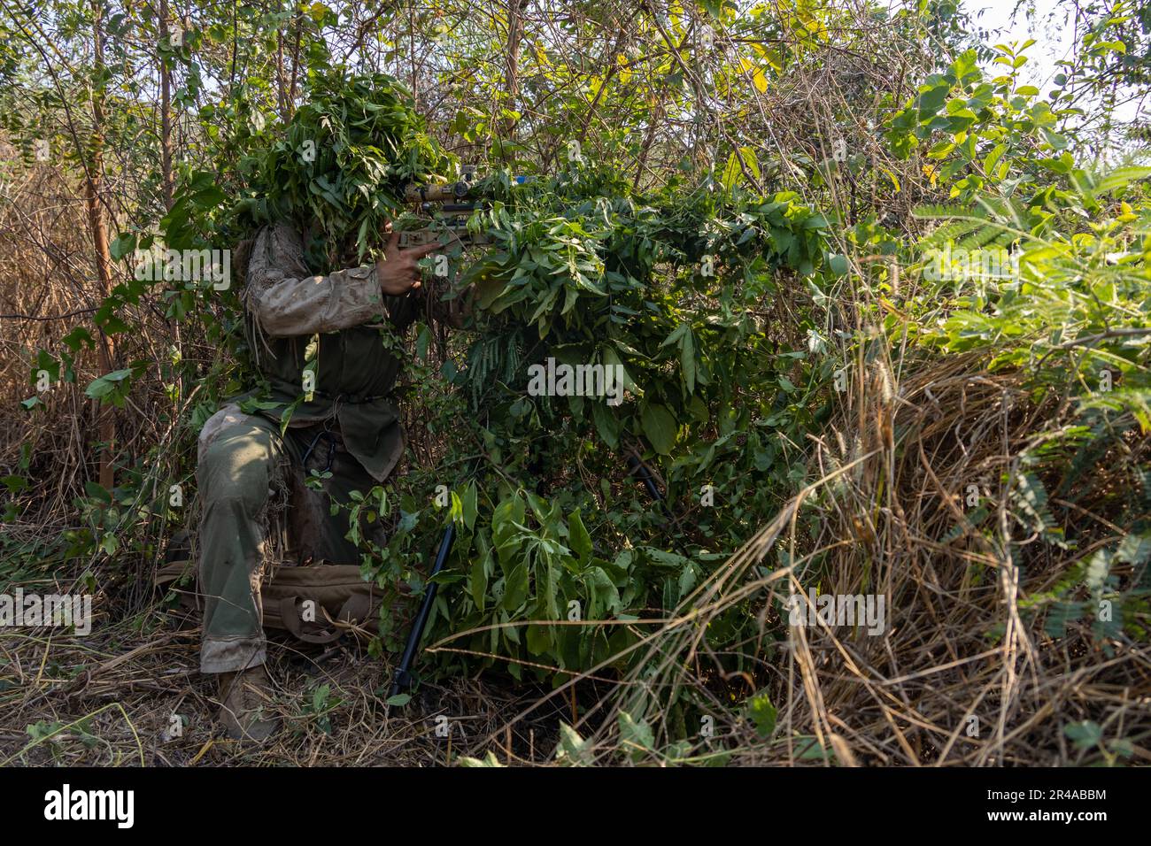U.S. Marine Corps Cpl. Jonathon Damitio, a professionally instructed ...