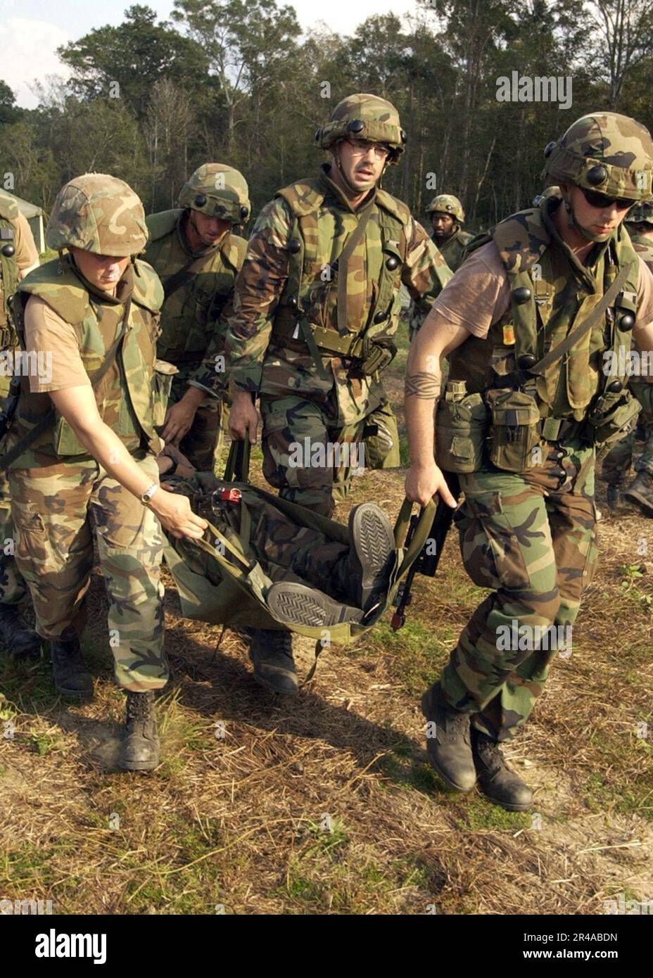 US Navy Seabees assigned to Naval Mobile Construction Battalion One ...