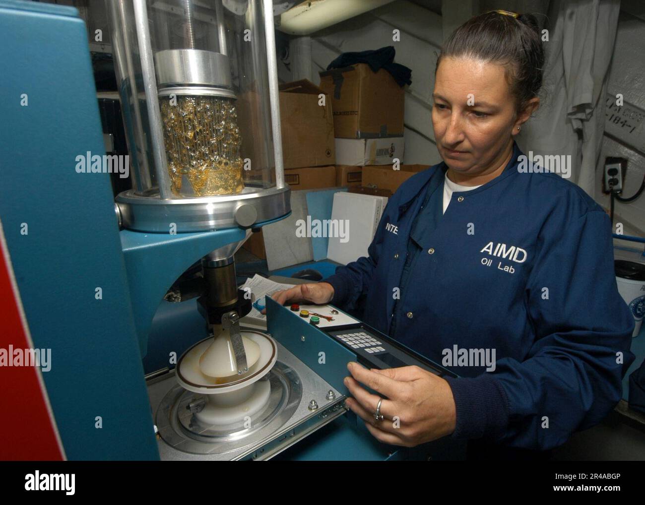 US Navy Aviation Machinist Mate Stock Photo - Alamy