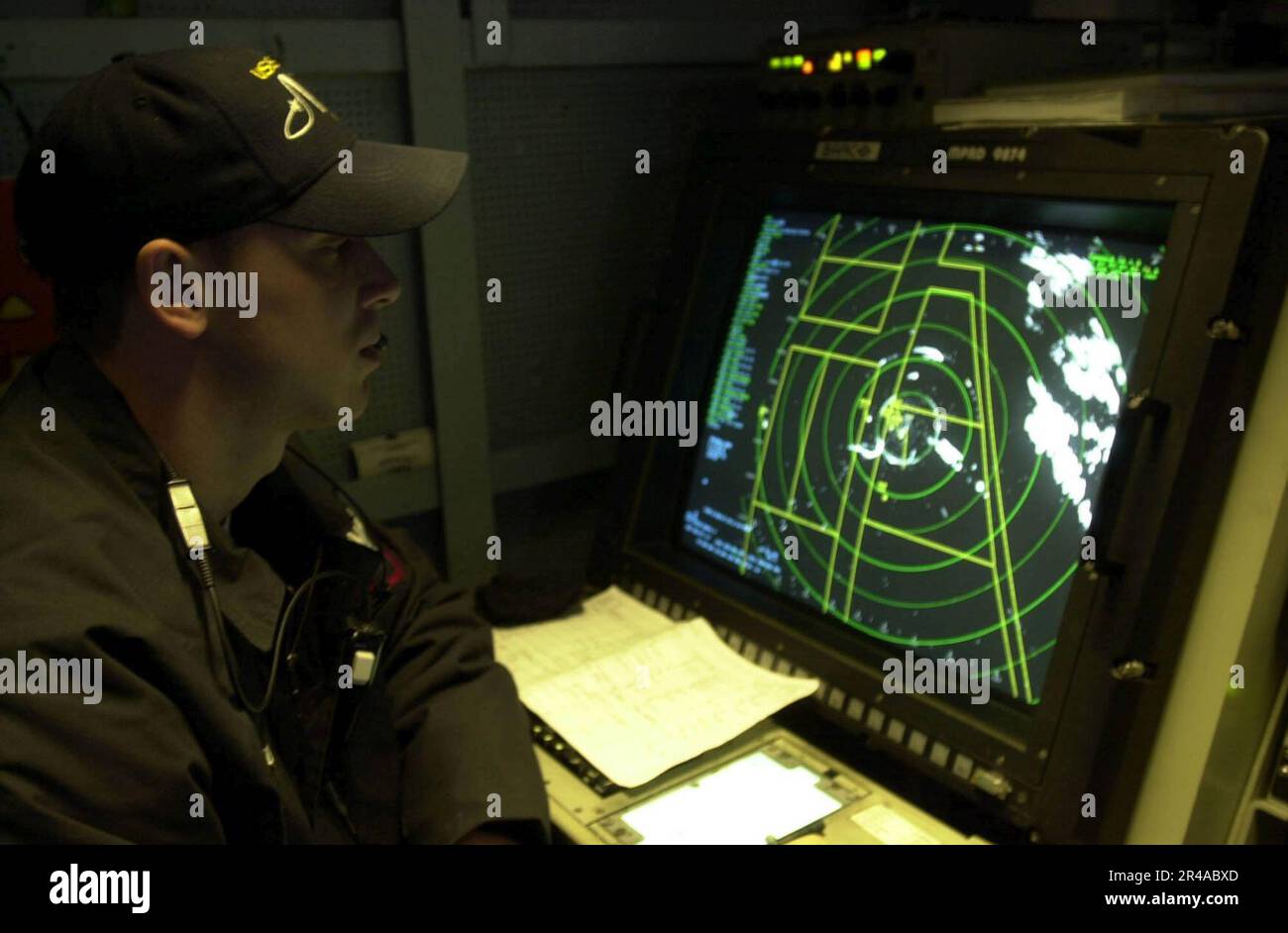 US Navy Air Traffic Controller Stock Photo - Alamy