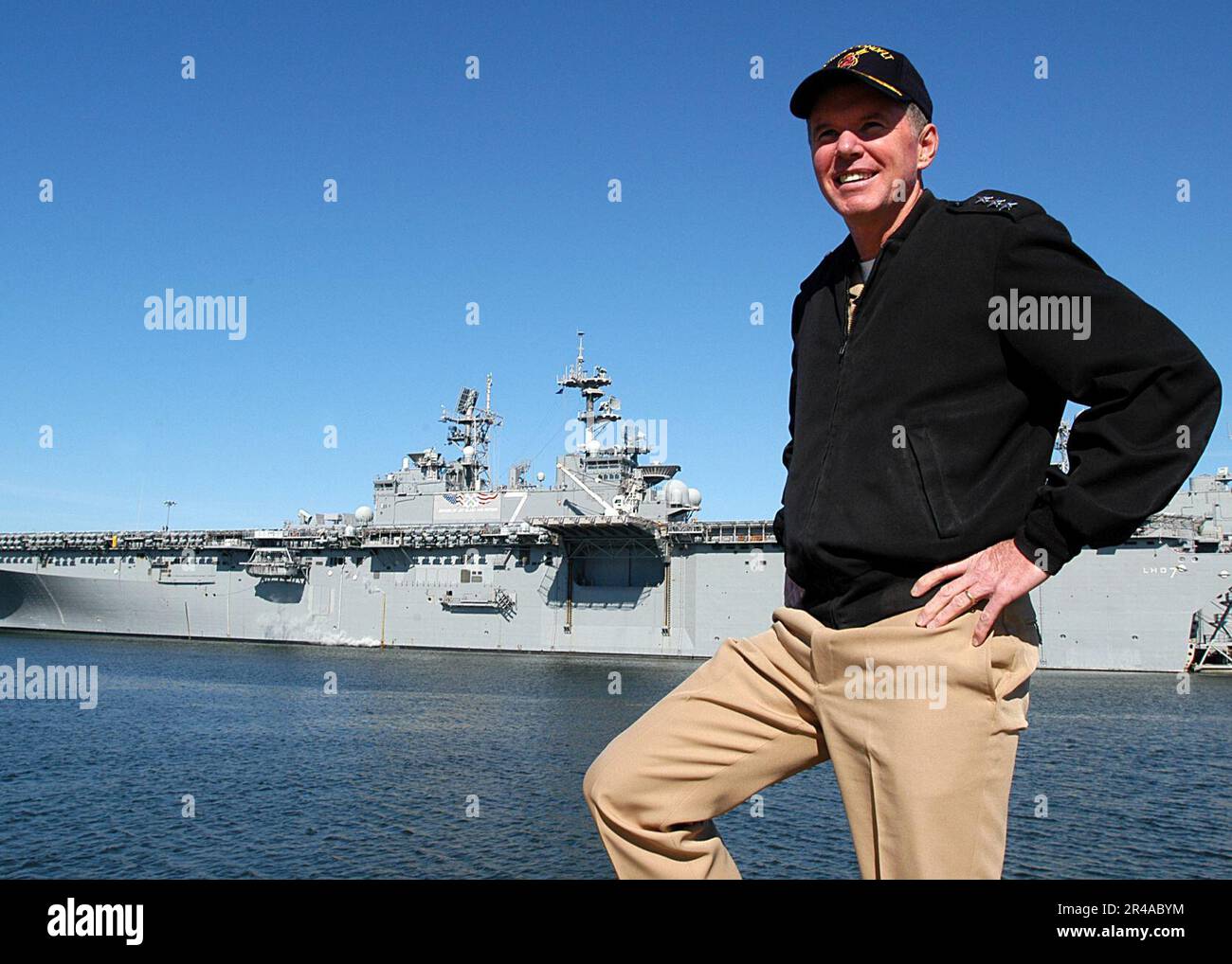 US Navy Commander, U.S. Second Fleet-NATO Striking Fleet Atlantic, Vice Adm. Mark P. Fitzgerald ...