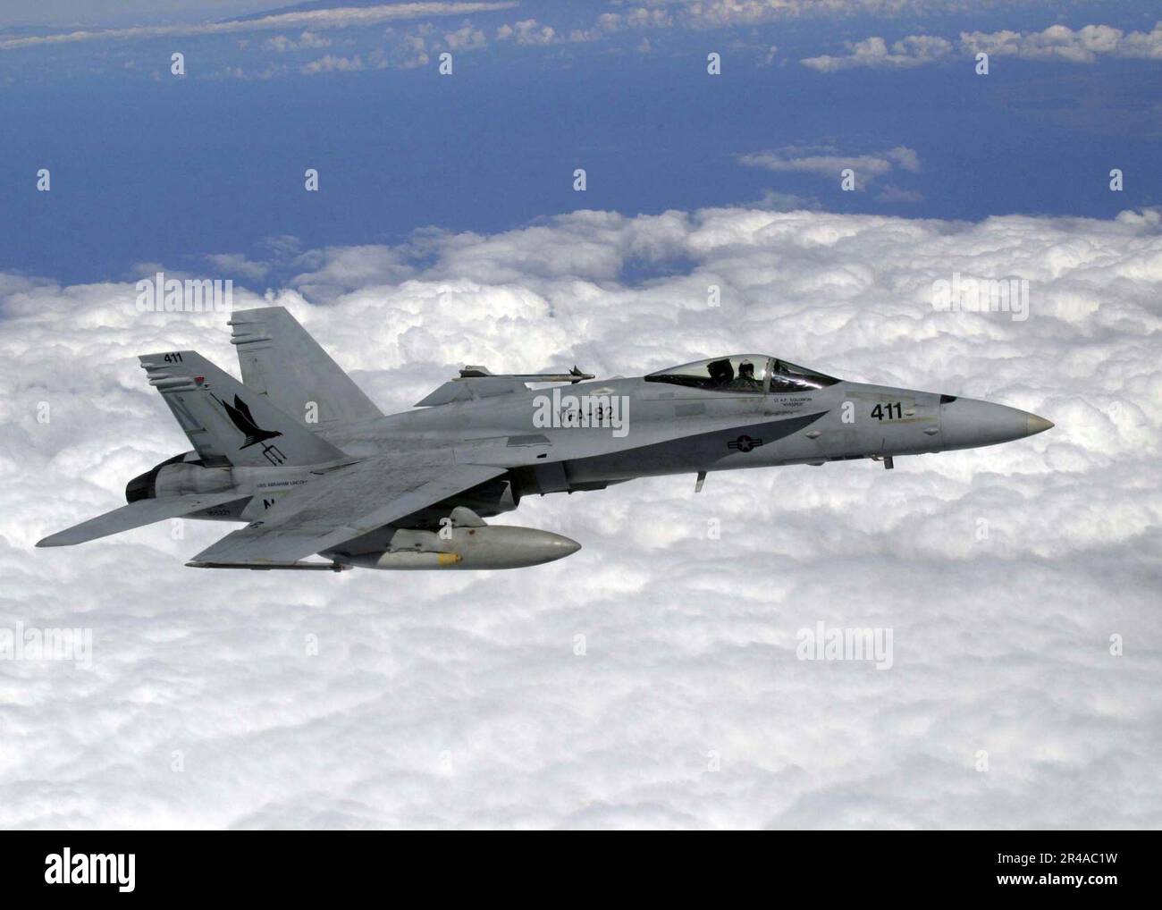 US Navy An F-A-18C Hornet assigned to the Marauders of Strike Fighter ...