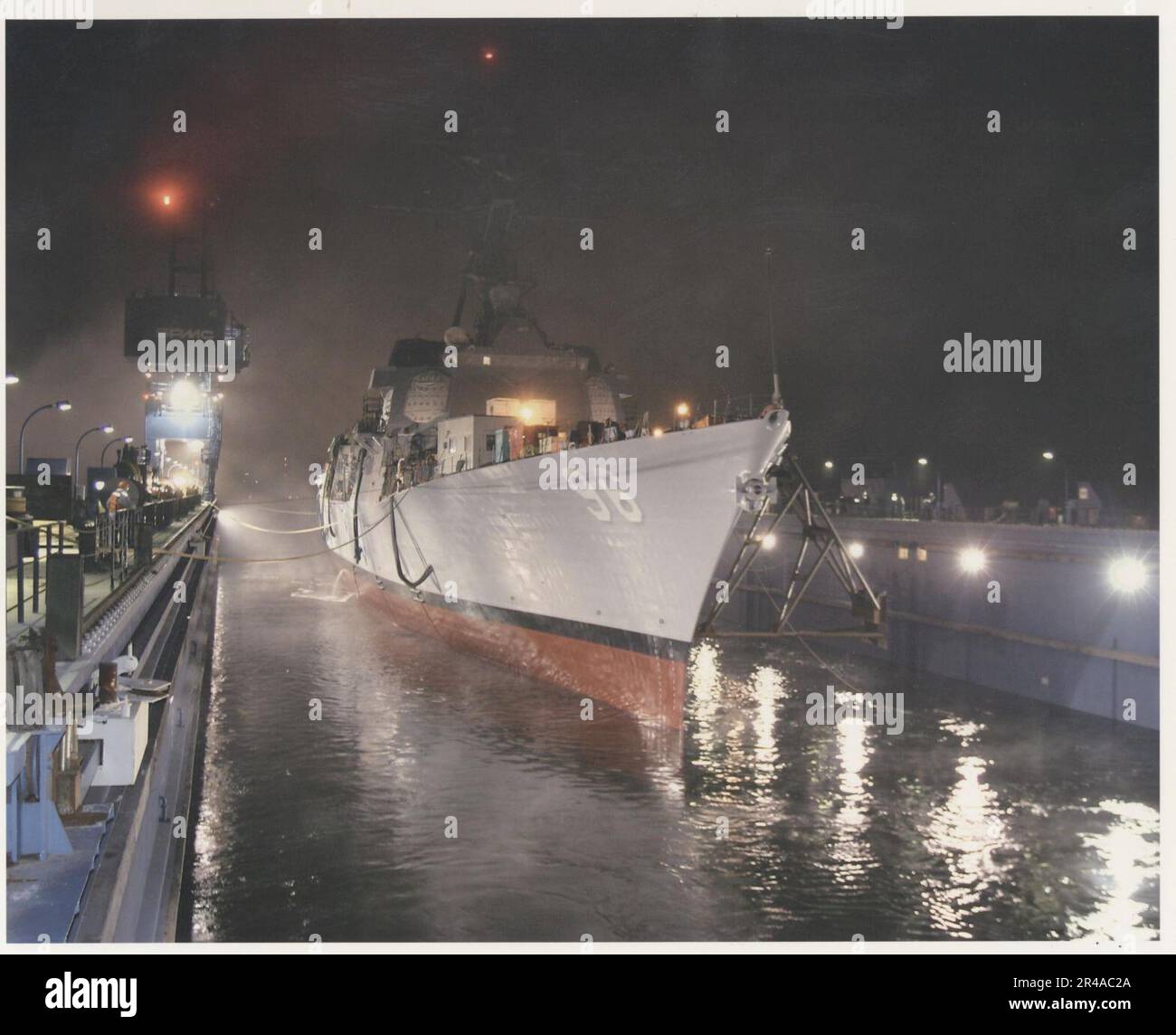 US Navy The Arleigh Burke Flight IIA-class guided missile destroyer PCU ...