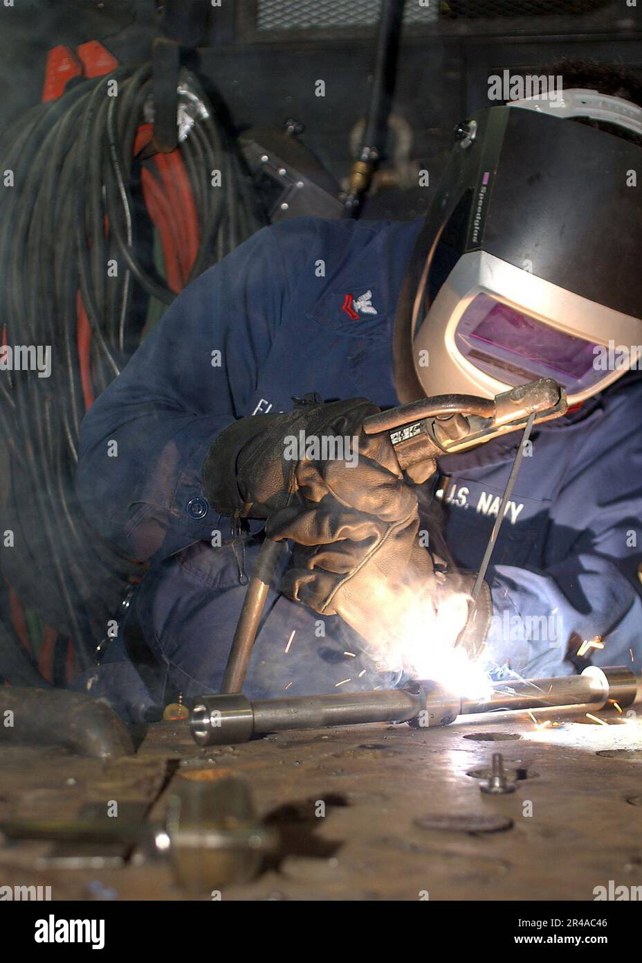 US Navy Hull Technician Stock Photo - Alamy