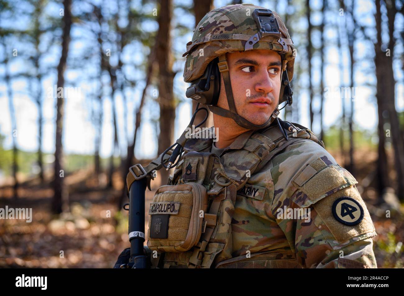 U.S. Army Staff Sgt. Aaron Capolupo, with Bravo Company, 1st Battalion ...