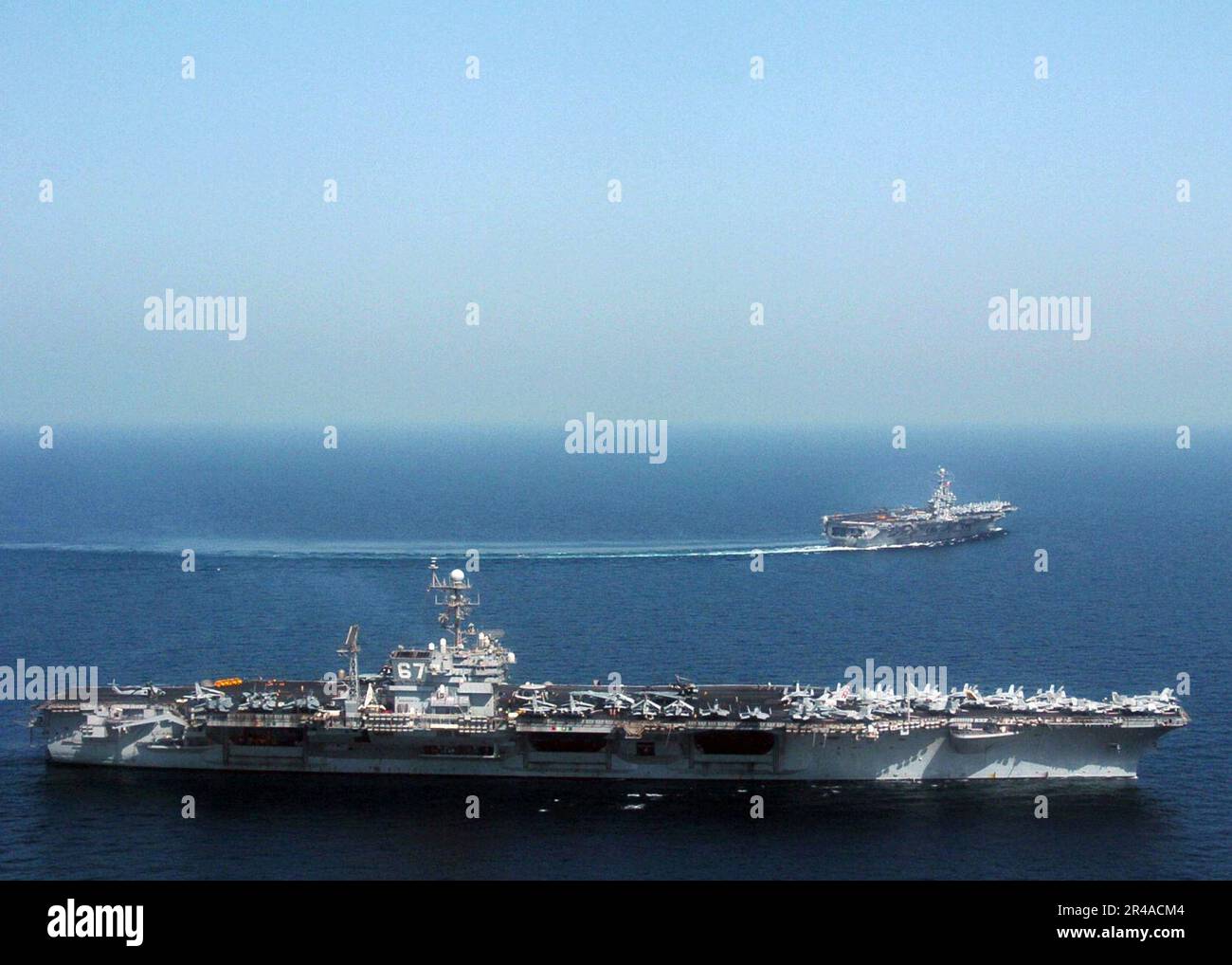 US Navy The conventional aircraft carrier USS John F. Kennedy (CV 67 ...