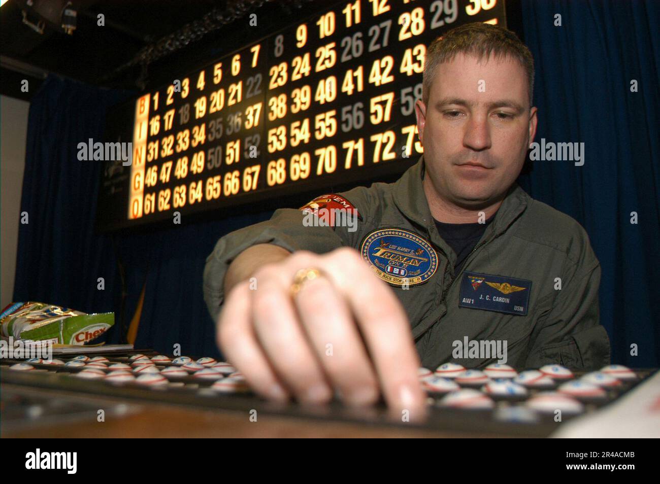 US Navy Aviation Warfare Systems Operator 1st Class assigned to ...