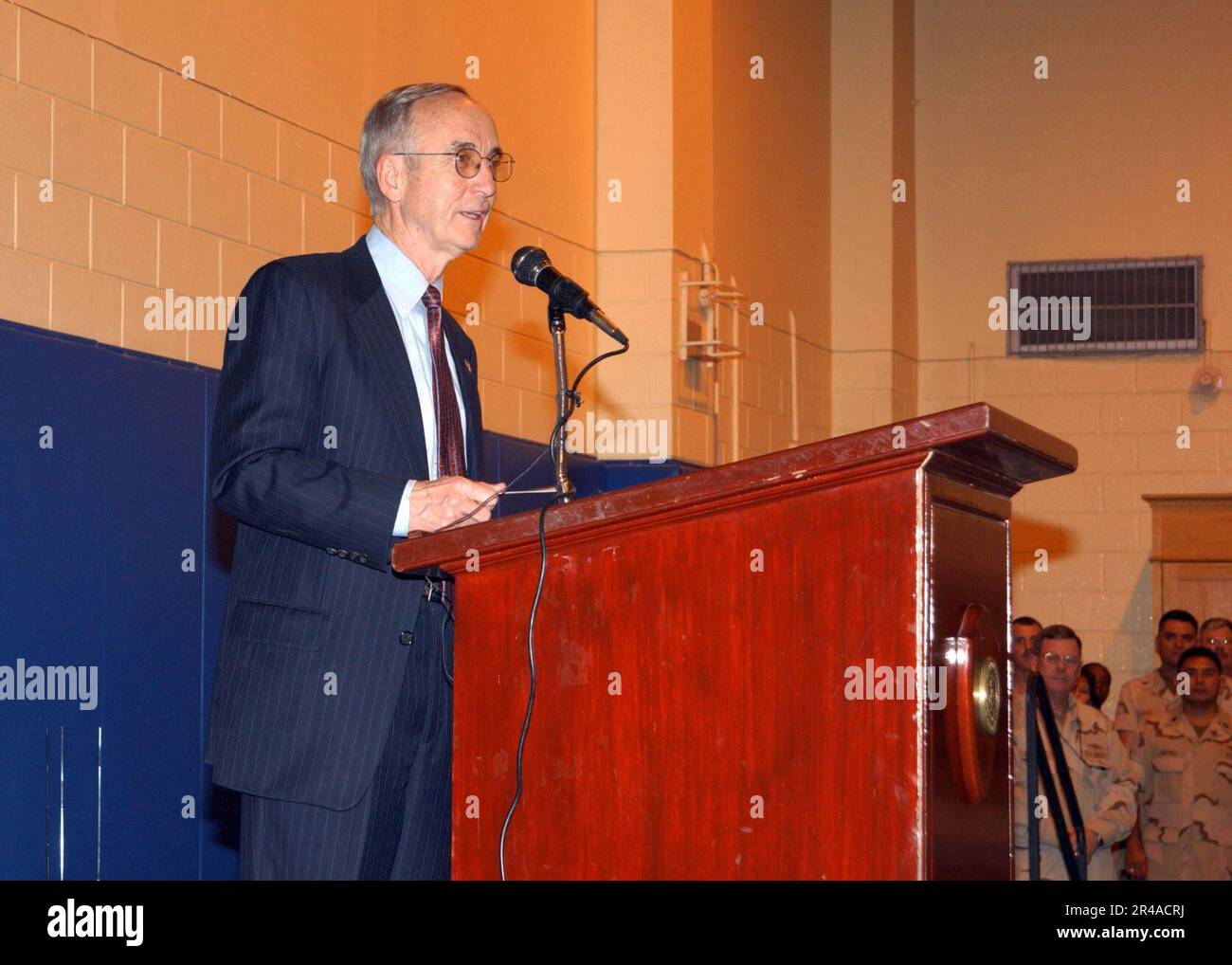US Navy Secretary of the Navy (SECNAV), the Honorable Gordon R. England ...